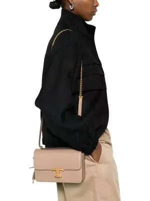 TOD'S Mini Cat Leather Crossbody Bag - Neutrals