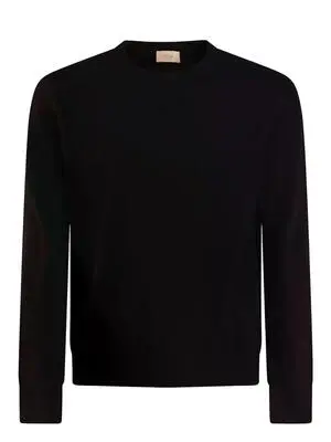 Altea Virgin Wool Crew Neck Sweater - Blue