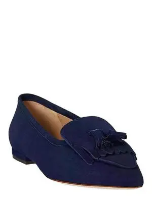 Ralph Lauren Pointed Tassel-detail Pumps - Blue