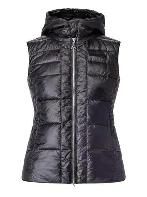 Patrizia Pepe Hooded Padded Jacket - Black
