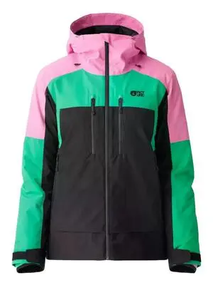 PICTURE ORGANIC CLOTHING Colour Block Hooded Zip Jacket - Black