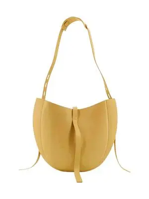 MINOBOSSI Lizzie Leather Shoulder Bag - Neutrals
