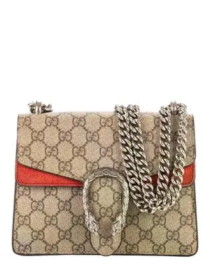 Gucci Mini Dionysus Gg Supreme Shoulder Bag - Neutrals