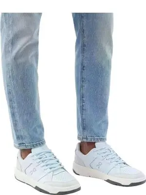On The Roger Perforated-detail Sneakers - Blue