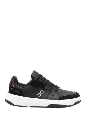 On On Roger Clubhouse Lace-Up Sneakers Black