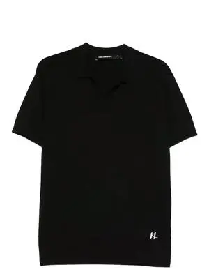 Karl Lagerfeld Logo-detail T-shirt - Black