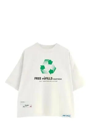 FREE REFILLS Logo Graphic T-shirt - Neutrals