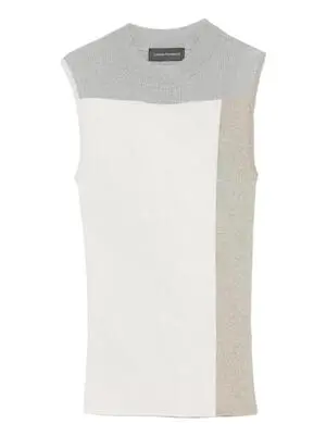 Lorena Antoniazzi Colour-block Sleeveless Top - Neutrals