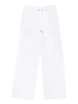 Lorena Antoniazzi Drawstring Trousers - White