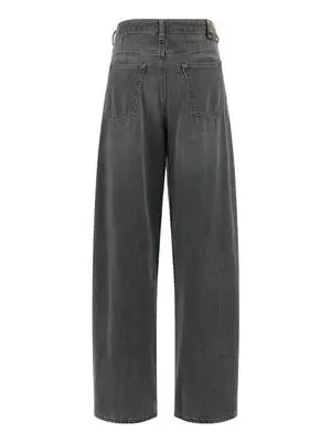 Max Mara Allegra Five-pocket Wide Leg Jeans - Grey