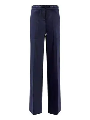 SEMICOUTURE Semicouture Drawstring Trousers Blue