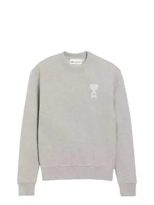 AMI Paris AMI Paris Ami De Coeur Sweatshirt Grey