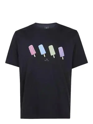 Paul Smith Ice-lolly Print T-shirt - Blue