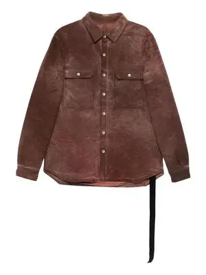 Rick Owens Padded Shirt Jacket - Brown