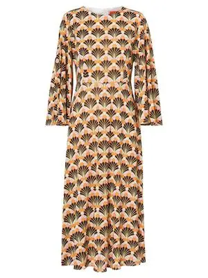 La DoubleJ Sorella" Printed Midi Dress - Multicoloured