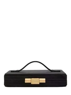 Victoria Beckham Top Handle Clutch Bag - Black