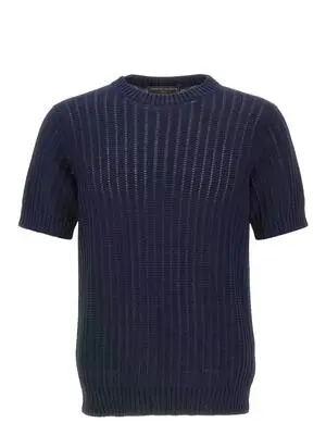 FILIPPO DE LAURENTIIS Crew Neck T-shirt - Blue