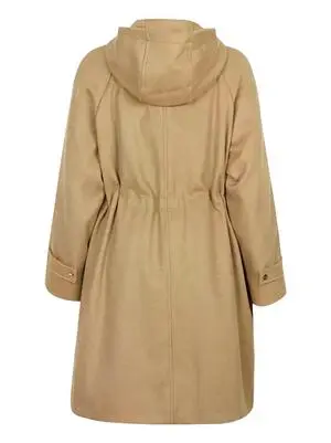 Max Mara Alcade Hooded Coat - Neutrals