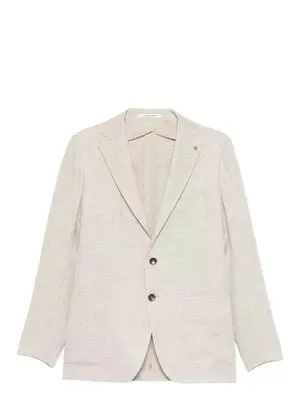Tagliatore Button-fastening Blazer - Neutrals