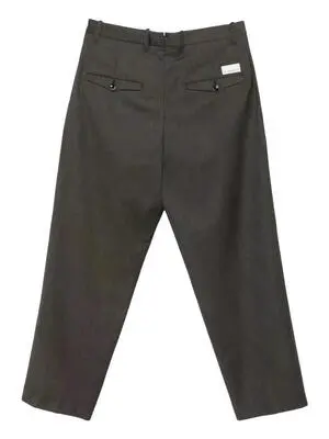 NINE:INTHE:MORNING Kai Pleated Trousers - Brown