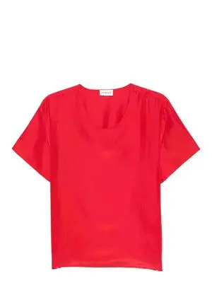 P.a.r.o.s.h Saxon Short-sleeve Blouse - Red