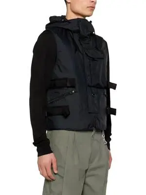 Junya Watanabe Junya Watanabe MAN Zip-Fastening Gilet Blue