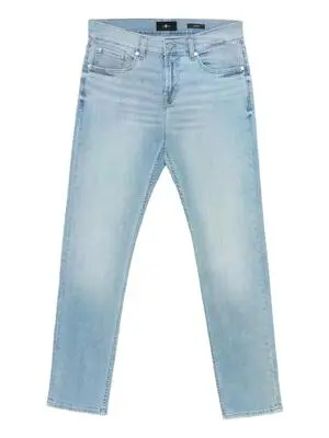 7 For All Mankind Button-fastening Straight Leg Jeans - Blue