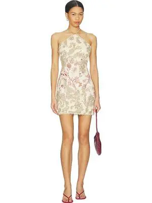 Hemant & Nandita Short Dress In . Also - Neutral