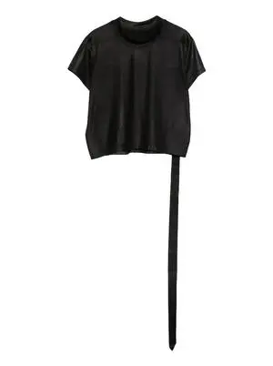 Rick Owens Tie Detail T-shirt - Black