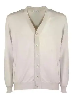 KANGRA V-neck Button Cardigan - Neutrals