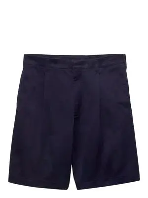 Prada Cotton Bermuda Shorts - Blue