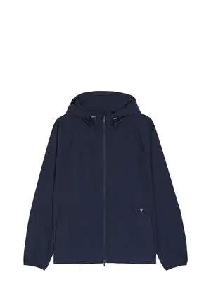 NOW YOU LIVE Overton Hooded Stretch-nylon Jacket - Navy