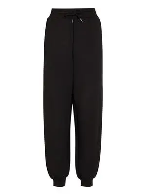 NOW YOU LIVE Jersey Sweatpants With Drawstring Waist - Black