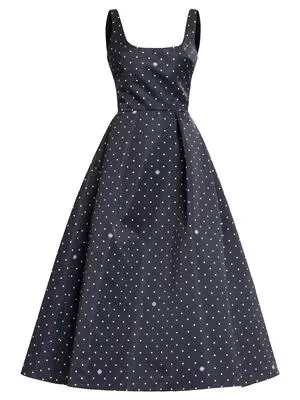 Elie Saab Printed Duchesse Midi Dress - Multi
