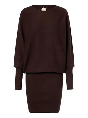Jardin Des Orangers Wool And Cashmere Sweater Dress - Brown