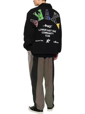 AWAKE NY L.e.s. Community Coaches Jacket Black