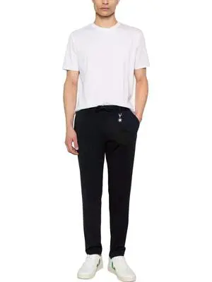 MANUEL RITZ Charm-detail Drawstring Trousers - Blue