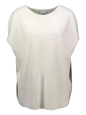 ALLUDE Boatneck Wool Top - Neutrals