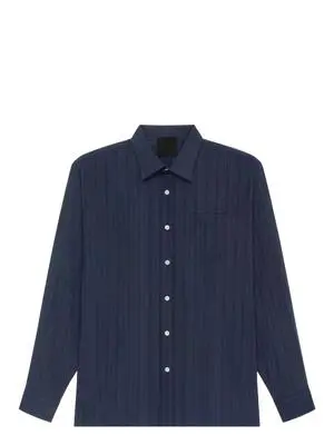 Givenchy Pocket Striped Shirt - Blue