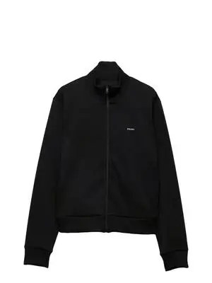 Prada Technical Jersey Blouson Jacket - Black