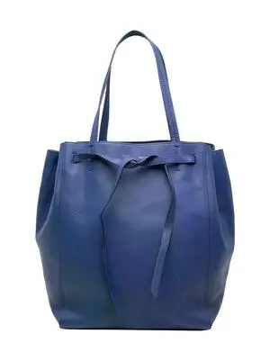 Celine Celine Leather Phantom Cabas Tote Bag Blue