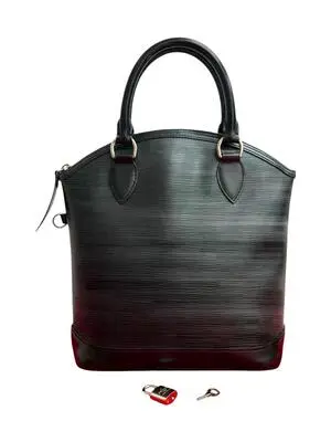 LOUIS VUITTON Epi Lockit Vertical Handbag - Black