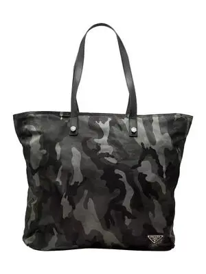 PRADA Prada Tessuto Camouflage Tote Bag