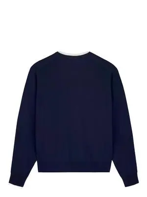 Vilebrequin Cashmere-merino Crew Neck Jumper - Blue