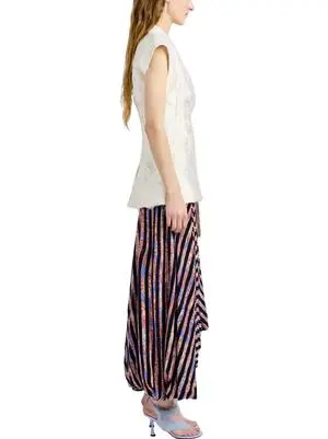 Proenza Schouler Proenza Schouler Jacquard Belted Gilet Neutrals