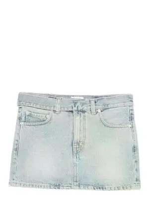 HAIKURE Haikure Tyra Celestial Belted Denim Skirt