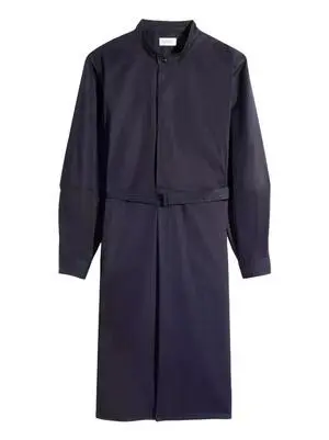 LEMAIRE Belted Mini Shirt Dress - Blue