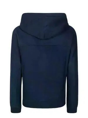 Max Mara Zip-up Cotton Hoodie - Blue