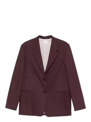ALYSI Button Jacket - Brown