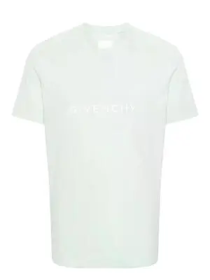 Givenchy Logo-print Cotton T-shirt - Green